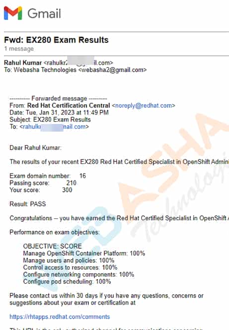 EX280 Red Hat Certified Specialist in OpenShift Administration ...