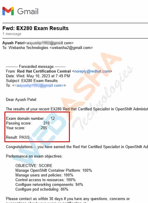 EX280 Red Hat Certified Specialist in OpenShift Administration ...